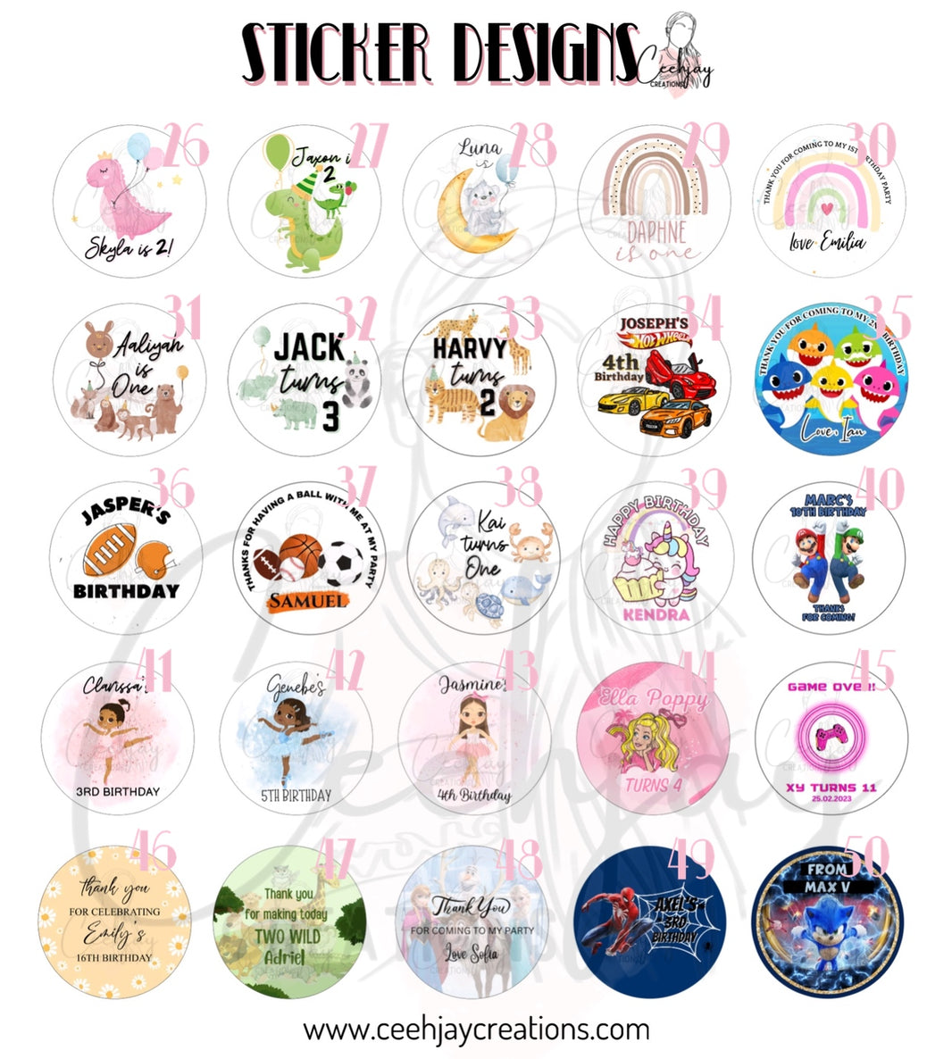 Kids – Ceehjay Creations